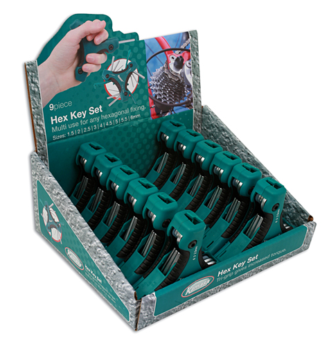 Kamasa 55858 Tri Hex Key Set 9pc